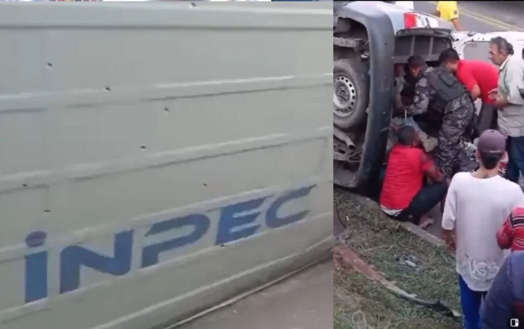 Tres muertos en emboscada a camioneta del Inpec atacada con fusil en la ...