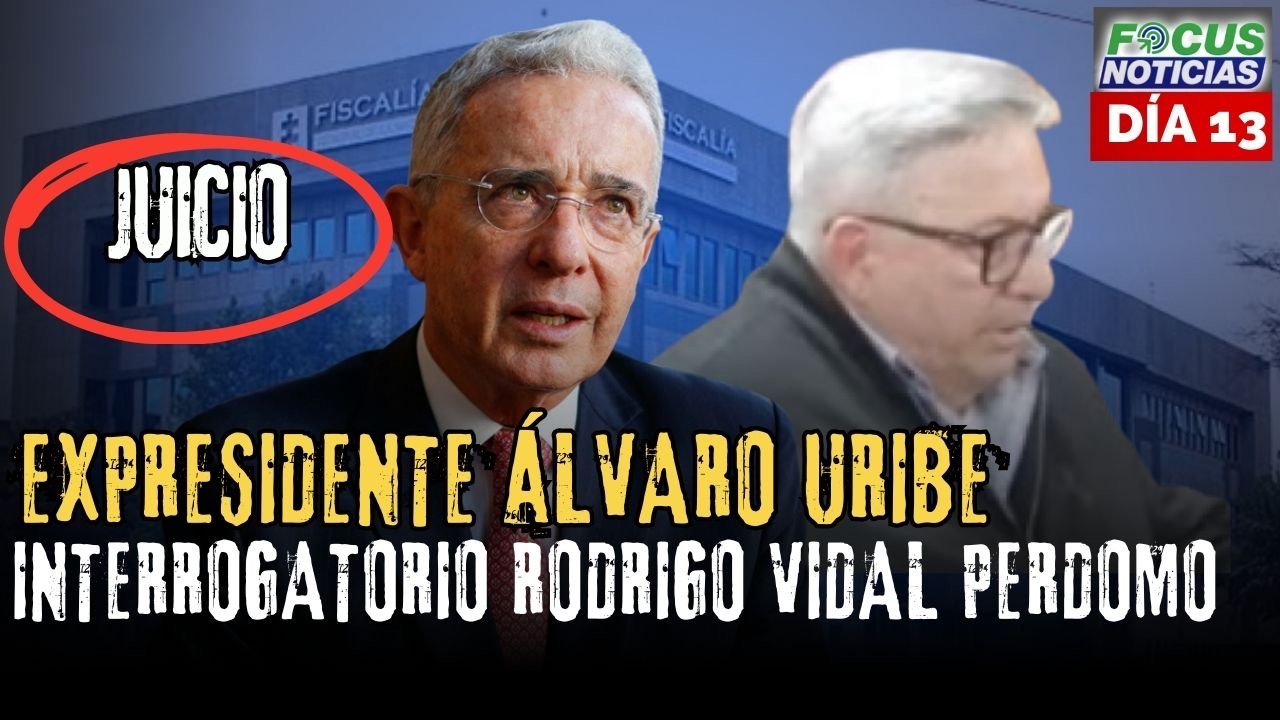 EN VIVO 🔴 Juicio Expresidente Uribe día 13| Declara Rodrigo Vidal ...